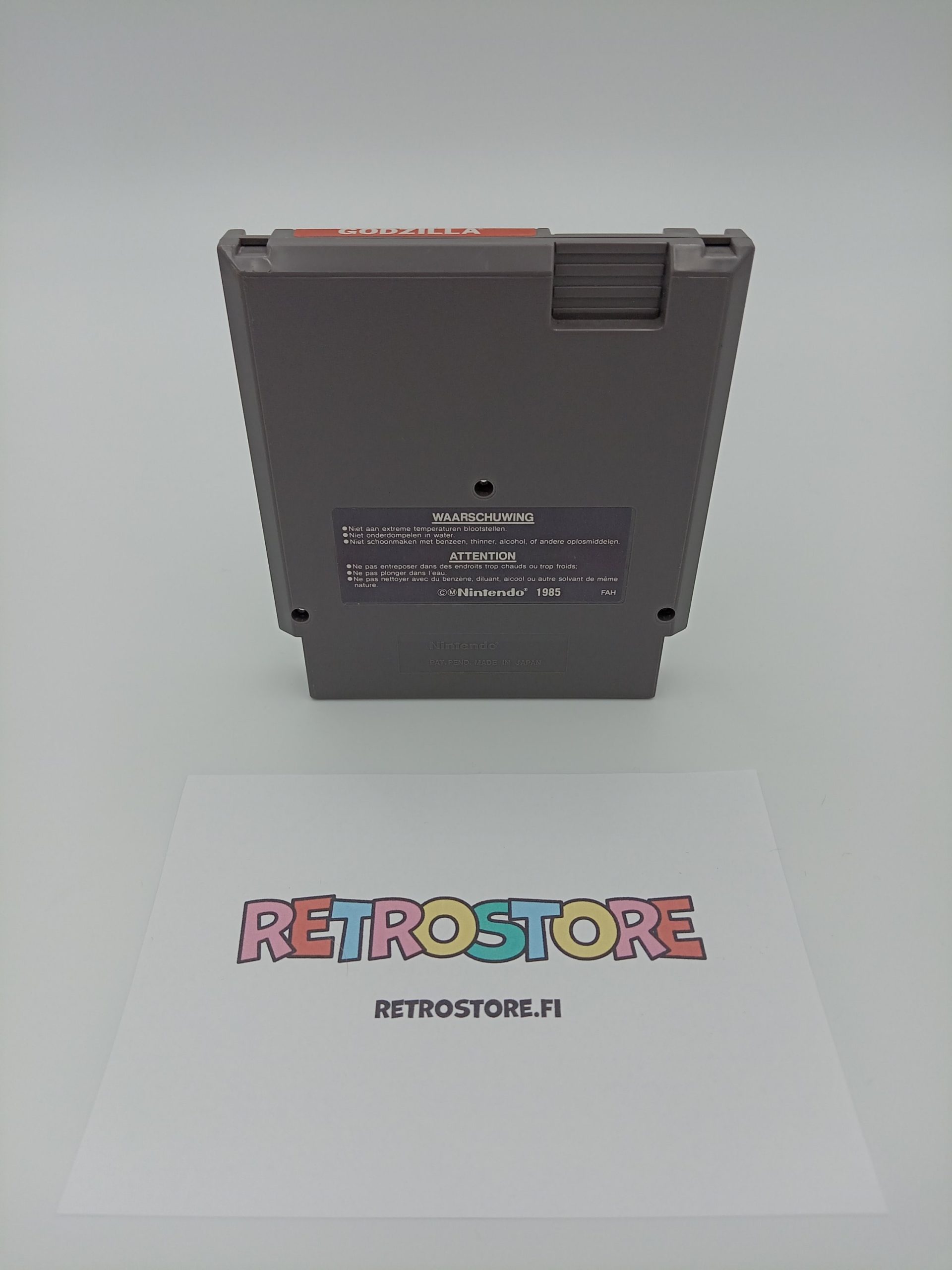 NES Godzilla: Monster Of Monsters (L, FRA) - RetroStore