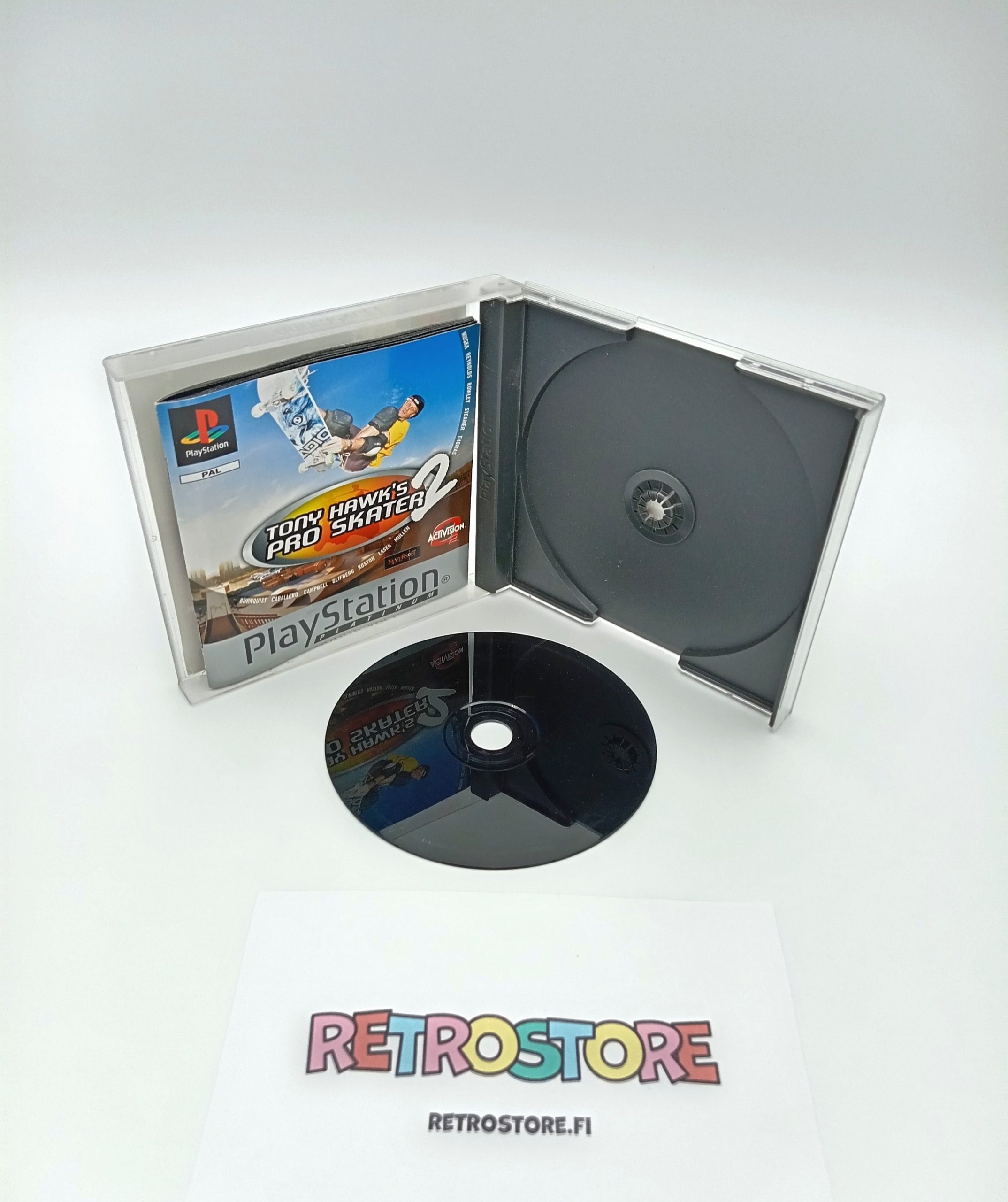 PS1 Tony Hawk's Pro Skater 2 Platinum (CIB) - RetroStore