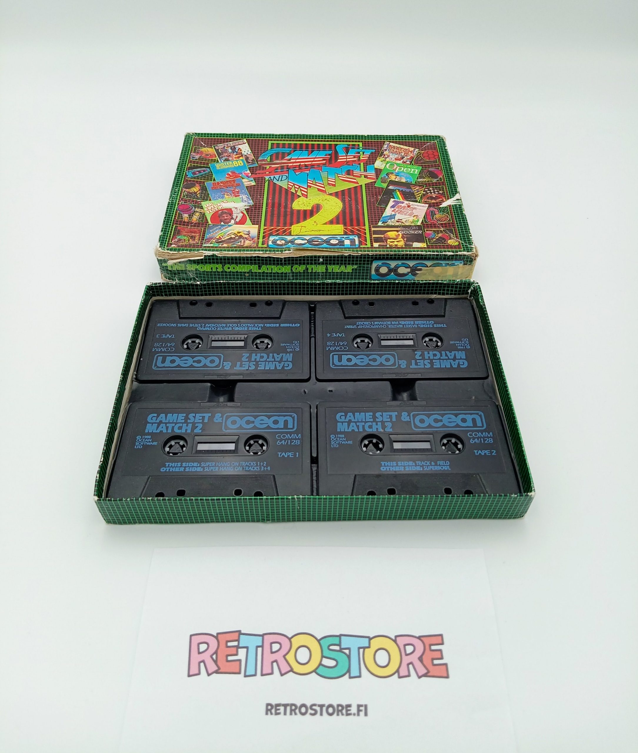 C64 Game, Set and Match 2 - RetroStore